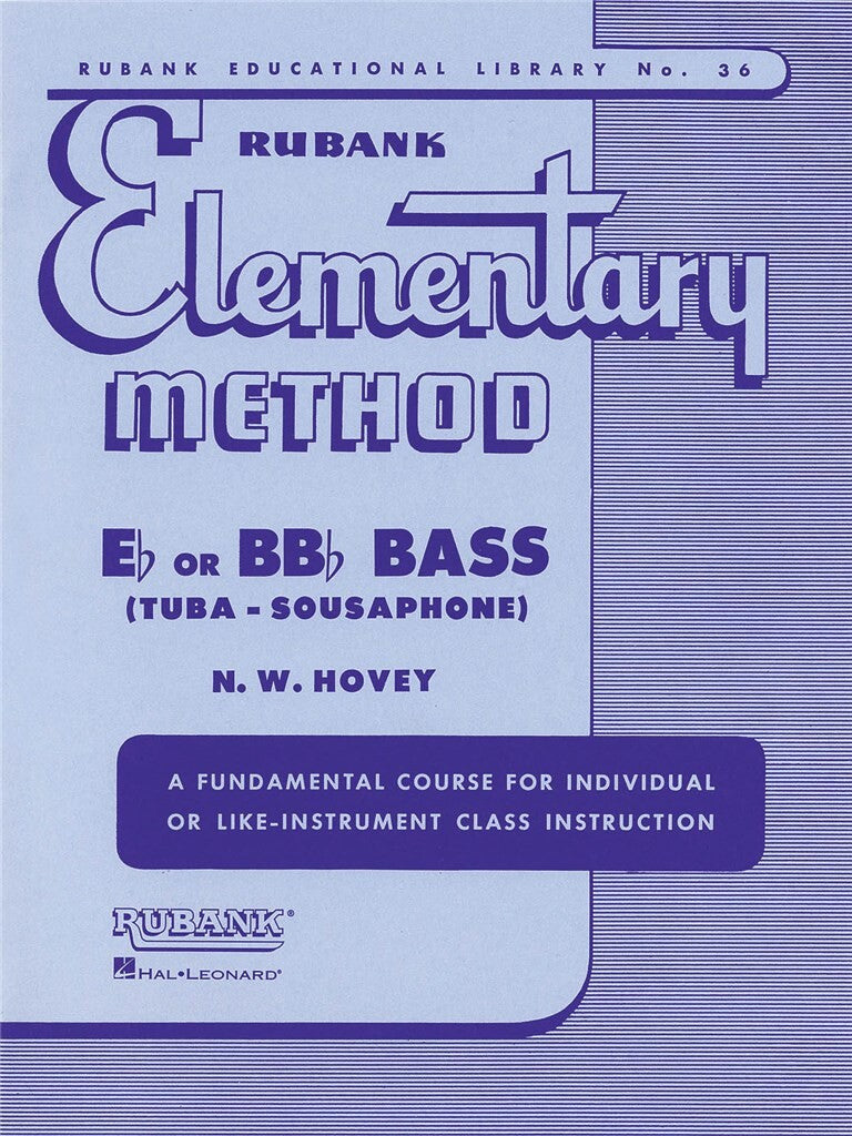 RUBANK ELEMENTARY METHOD Eb OR Bb BASS – F-Musiikki