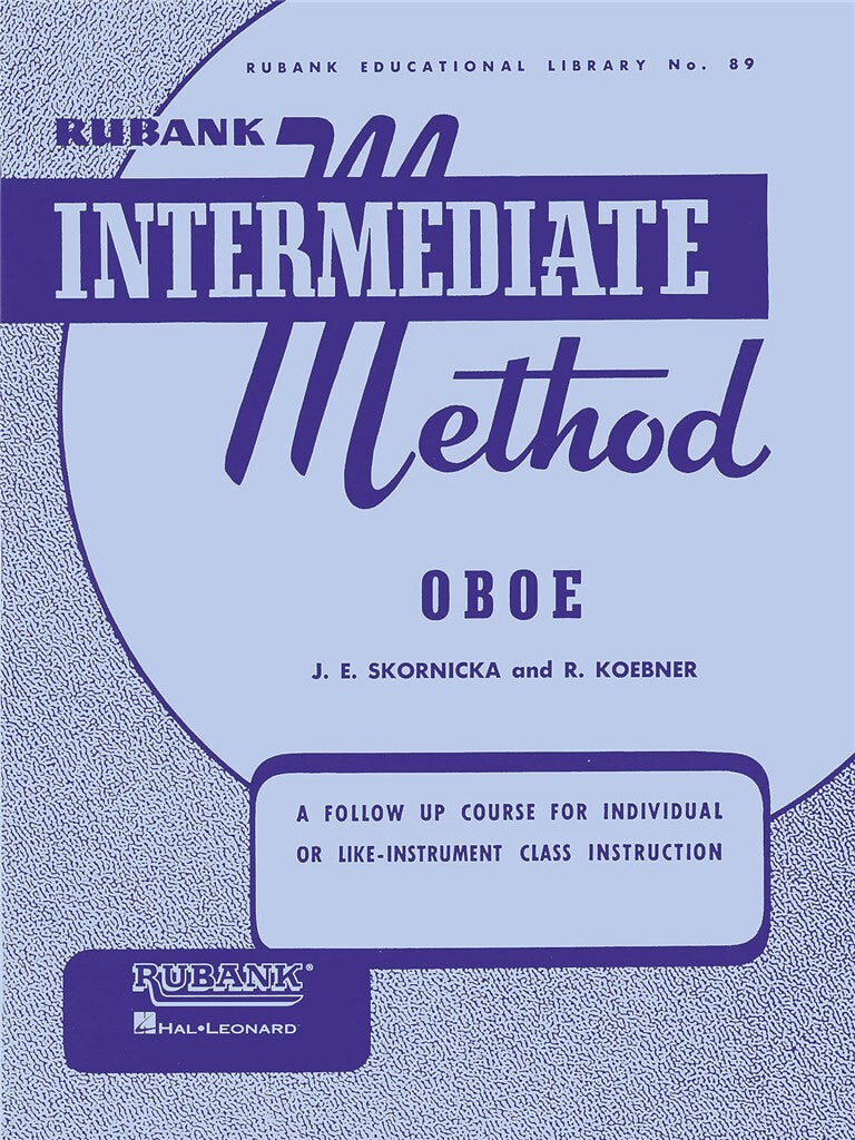 RUBANK INTERMEDIATE METHOD OBOE OBOE – F-Musiikki