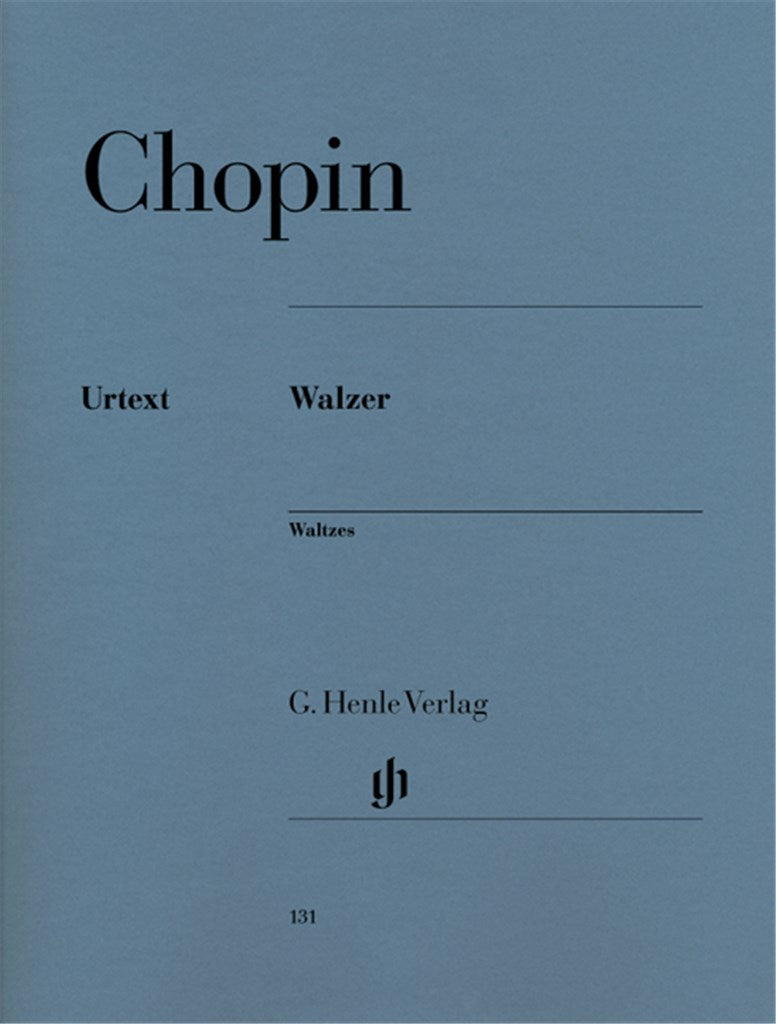 CHOPIN WALTZES PIANO HENLE URTEXT – F-Musiikki