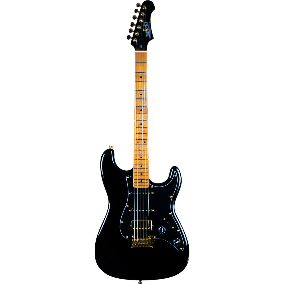 Jet Guitars JS400 HSS Black Gold – F-Musiikki