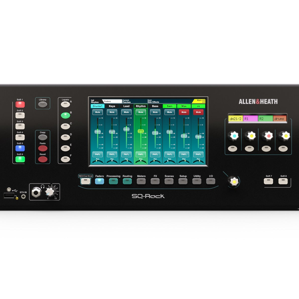 SQ-Rack, digitaalinen räkkimikseri – F-Musiikki